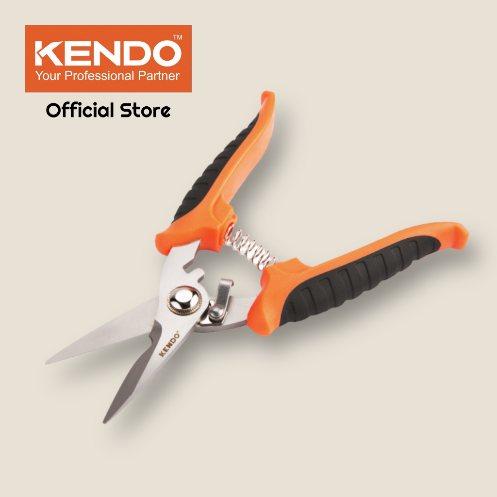 Kendo Stainless Steel Blade Muti-Purpose Scissors With Wire Cutting ...