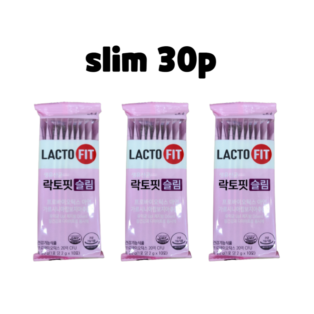 NEW LACTO FIT Probiotics Slim 60 Sachet lactofit korea 60 stick ...