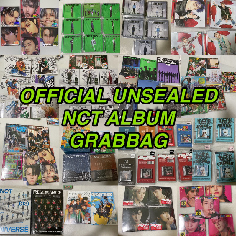 OFFICIAL NCT ALBUM GRABBAG 127 DREAM 2020 DOJAEJUNG ISTJ STICKER ...