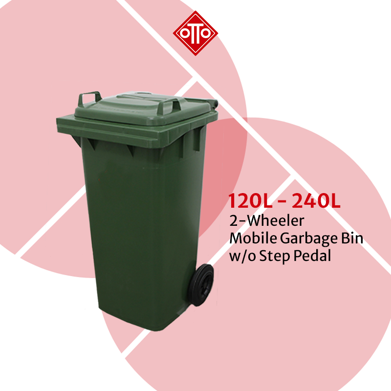OTTO Plastic Garbage Bin 120L & 240L- used both Indoor / Outdoor Bin ...