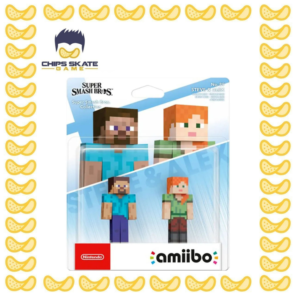 Amiibo Alex + Steve Double Pack (Super Smash Bros. Series) | Shopee ...