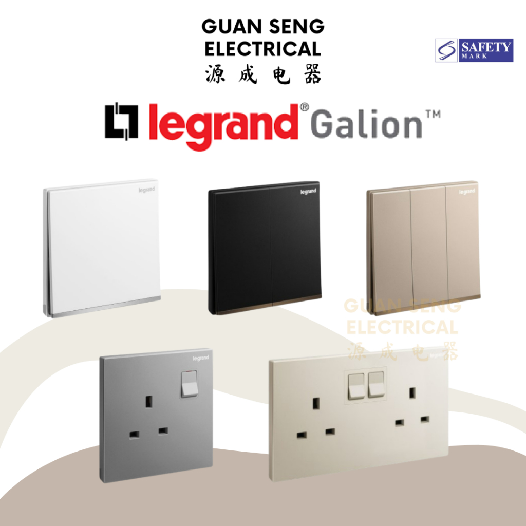 [SG Seller] Legrand Galion Switch and Socket White Dark Silver ...