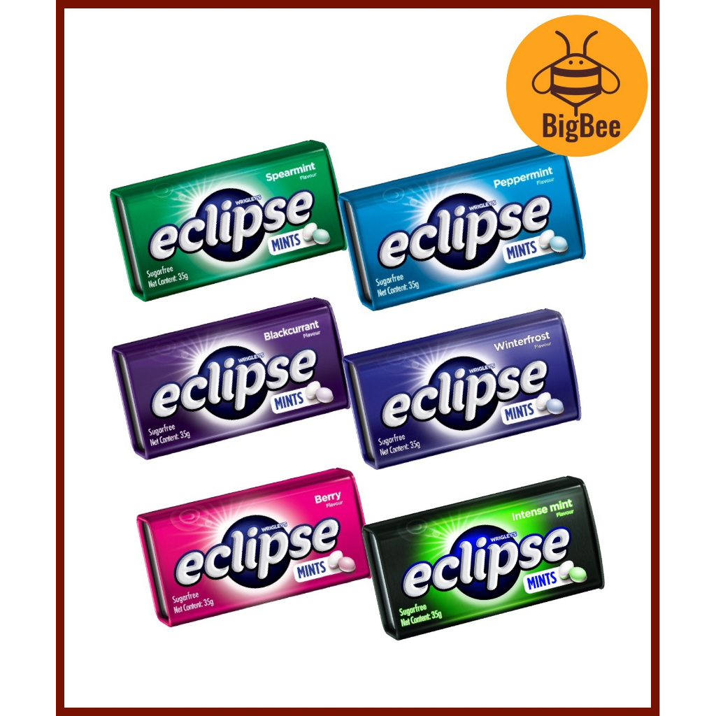 Eclipse Mint Sugarfree Candy - 35g / tin Peppermint / Spearmint ...