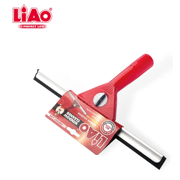 LiAo 30cm window cleaning scraper glass wiper with rubber squeegee for ...