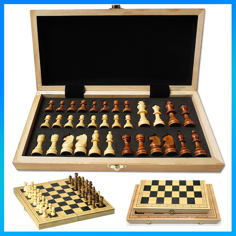 30cm/ 40cm Foldable Chessboard International Chess Set Family Games ...