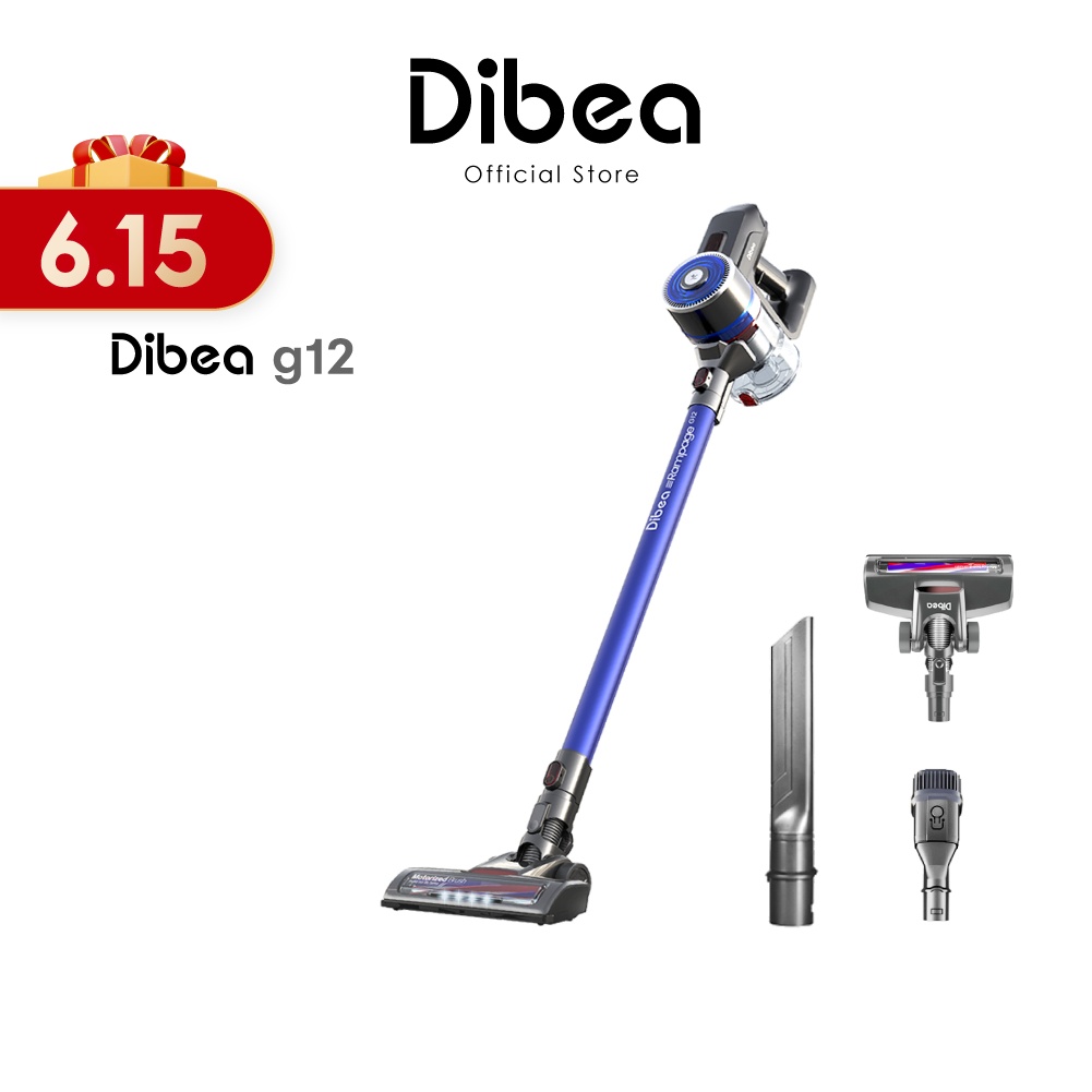 Dibea G12 Cordless Vacuum Cleaner Rampage 14,000 Pa Suction Handheld ...
