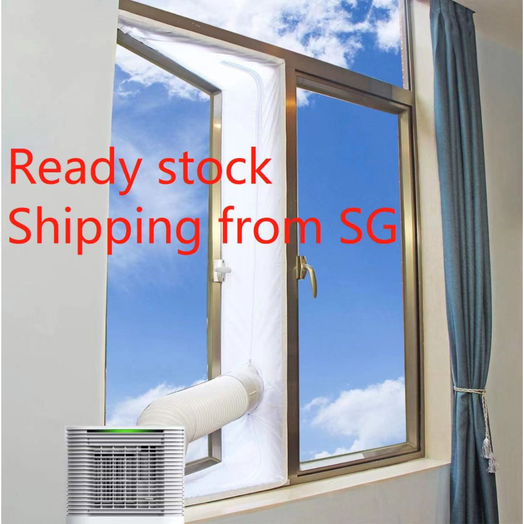 Portable Aircon Window Seal / sealing kit / cloth / Airlock [SG Local ...