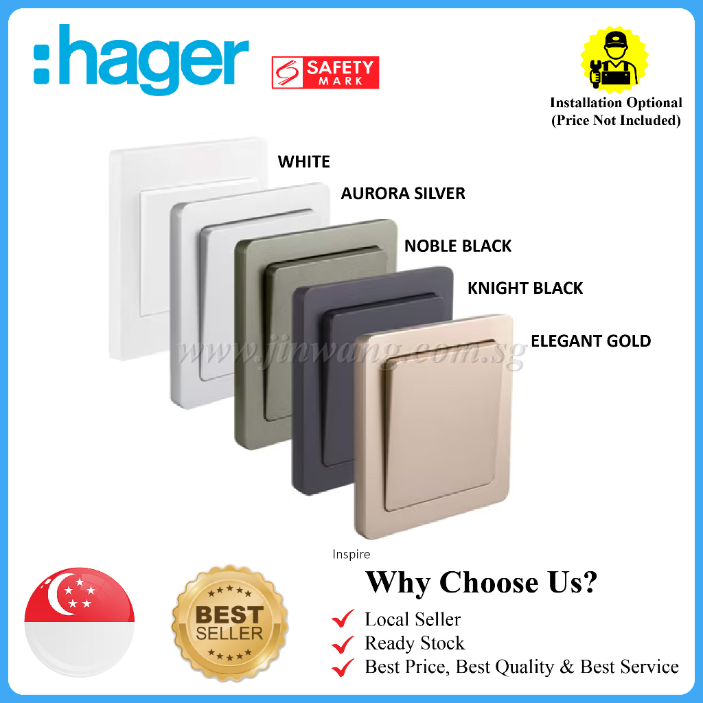 [SG Ready Stock & Local Authorized Seller]High-Quality Hager wall ...