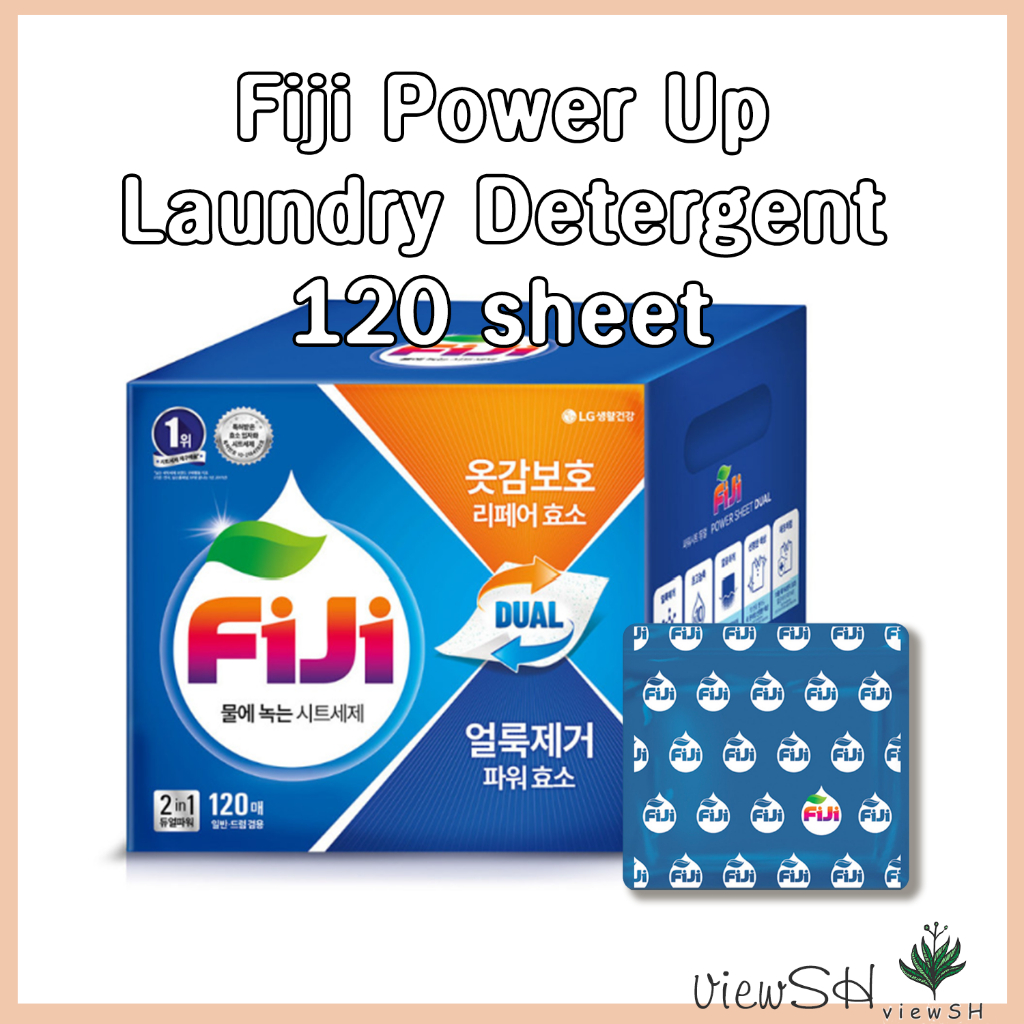 [Fiji] Laundry Detergent sheet 120 sheets(no box) , Washing Paper for ...