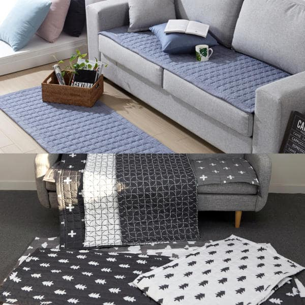 [Ocean Only] HELLO BEDDING SOFA cover protector / Sofa Seat Pad Mat ...