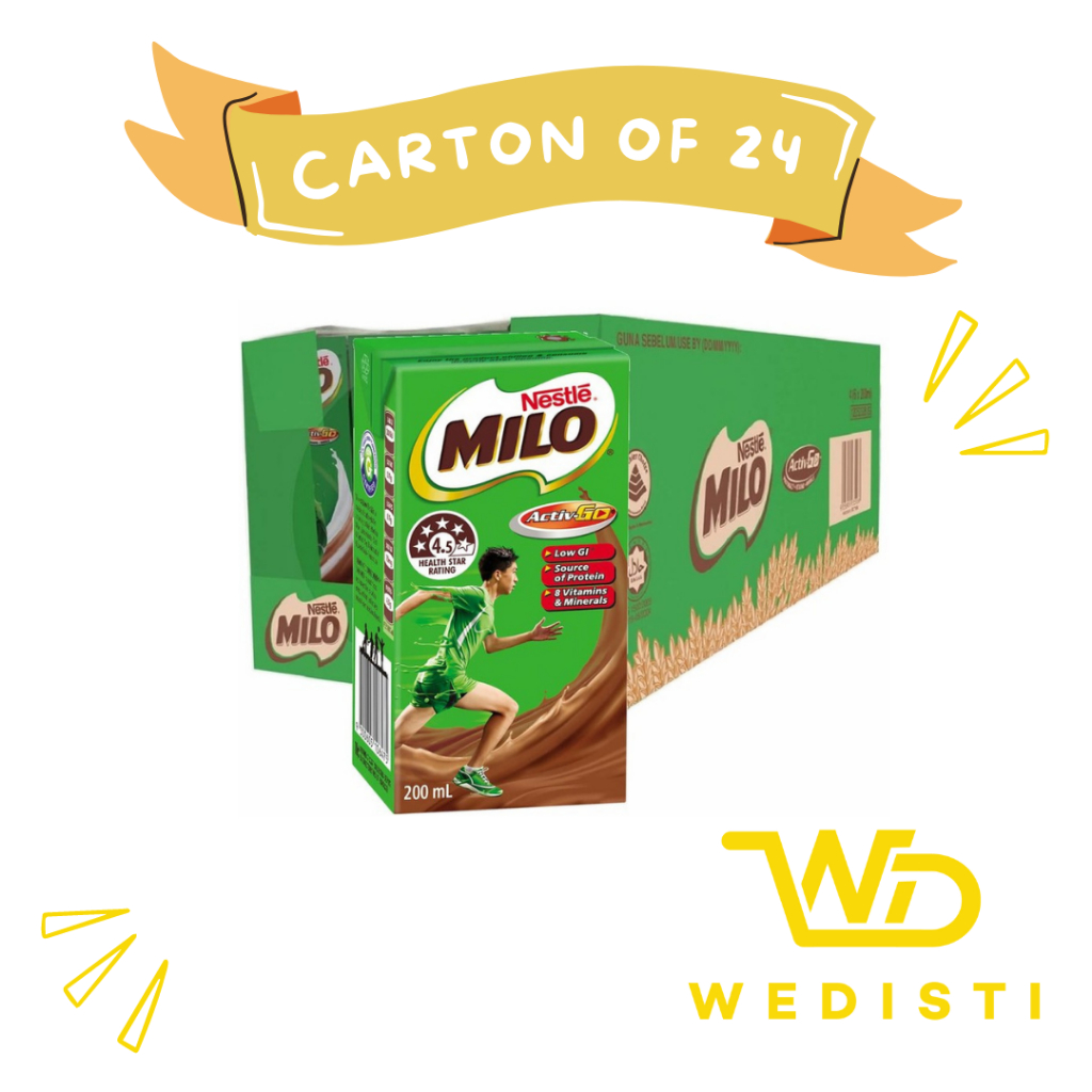 Nestle Milo Packet (200ML x 24 Packets) | Shopee Singapore