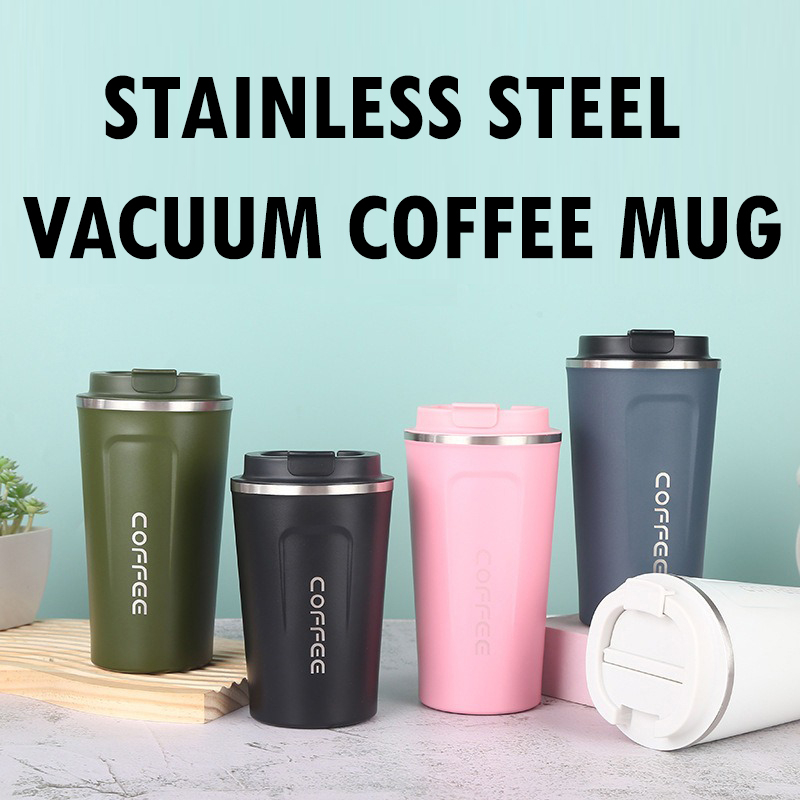 Stainless Steel Vacuum Coffee Mug Insulated Thermal Flask Bottle Cup ...