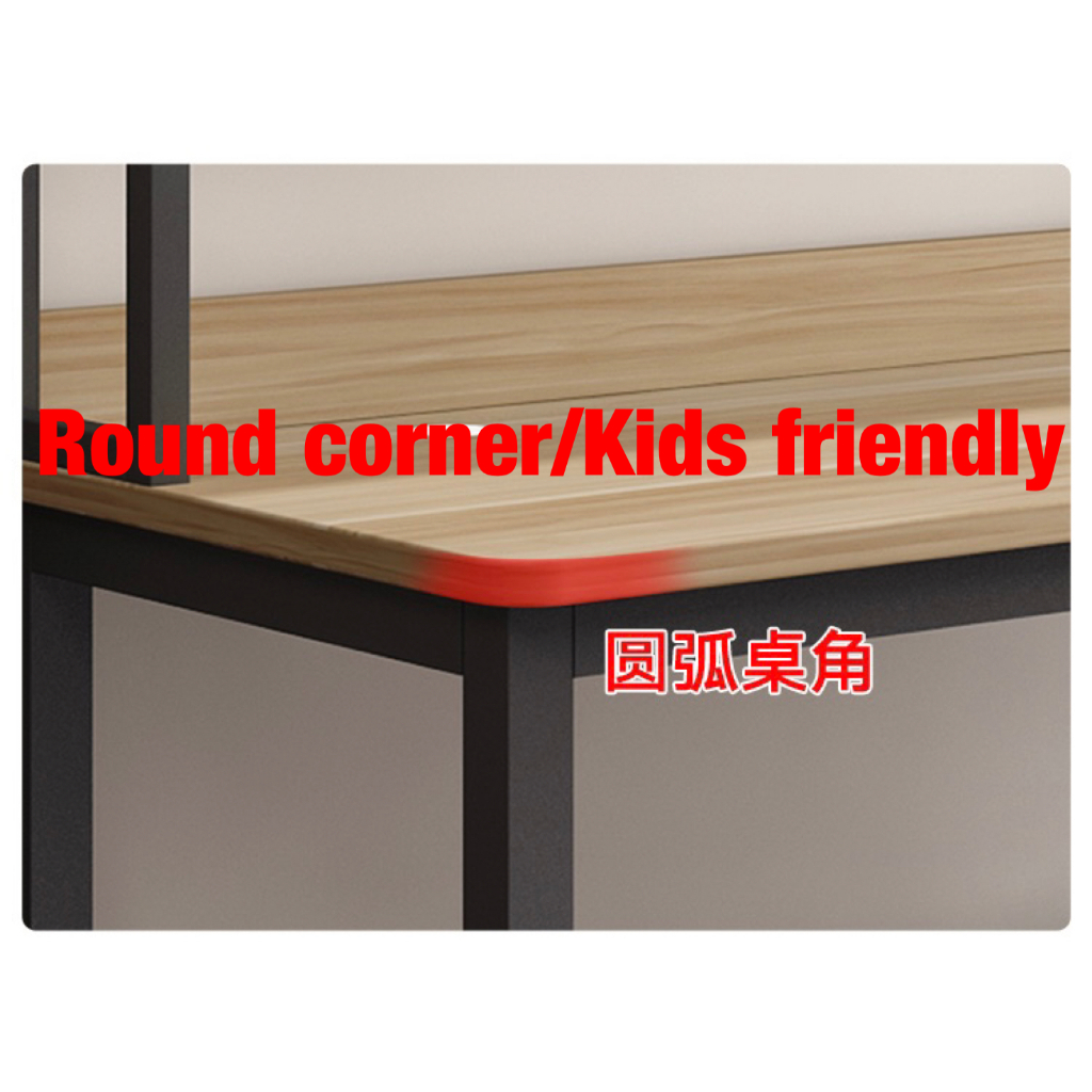 UMD study table with round corners (Free Installation) | Shopee Singapore