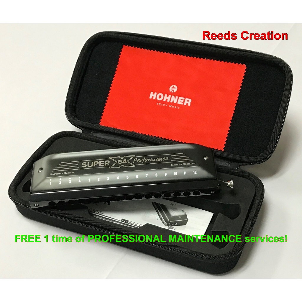 Hohner Harmonica PERFORMANCE SERIES SUPER 64X. Made in Germany | Shopee ...