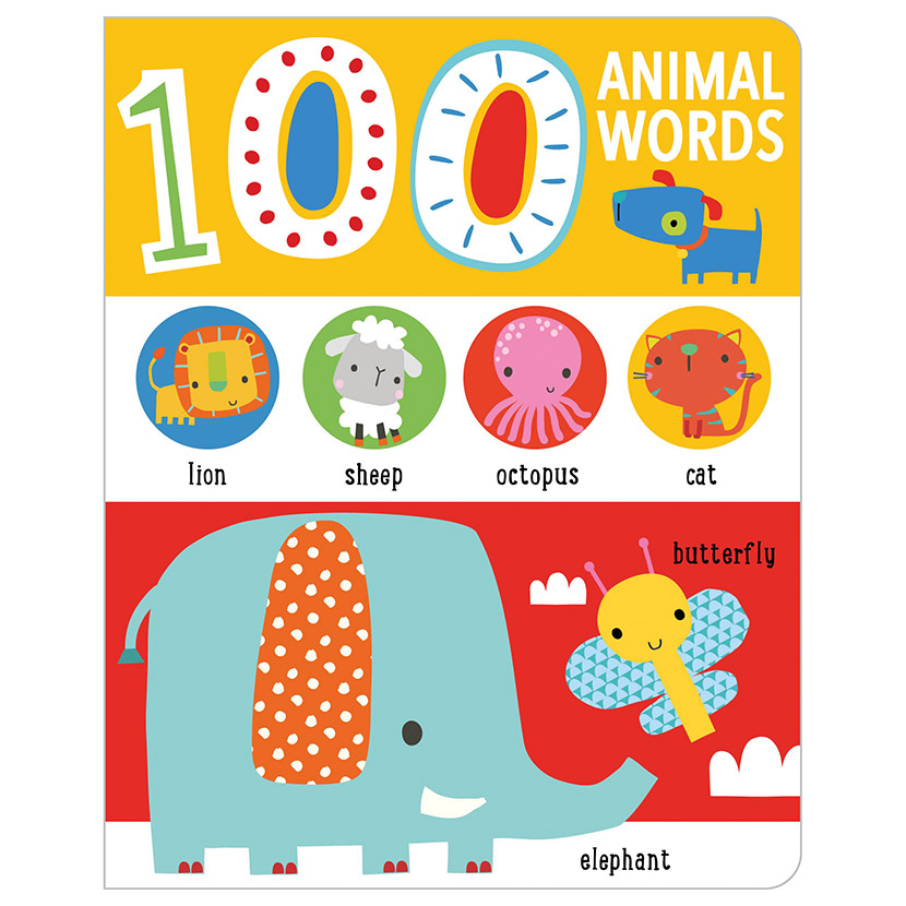 First 100 Animal Words (makebelieve) | Shopee Singapore