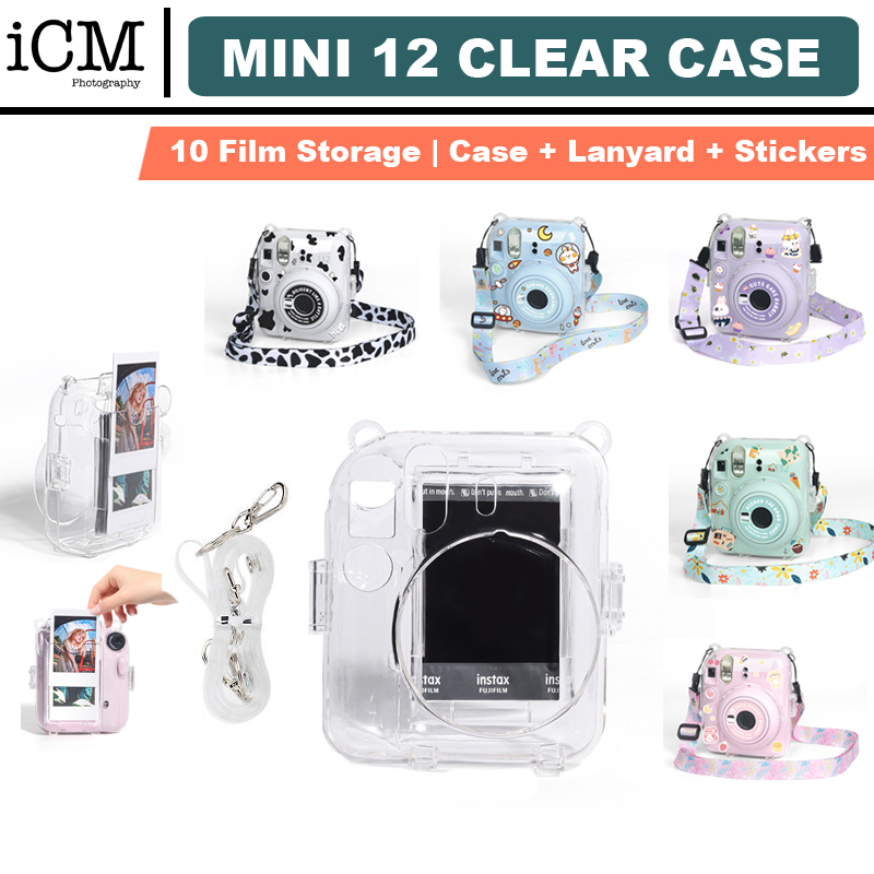 Fujifilm Instax Mini 12 Camera Case Clear Transparent PVC Cover ...