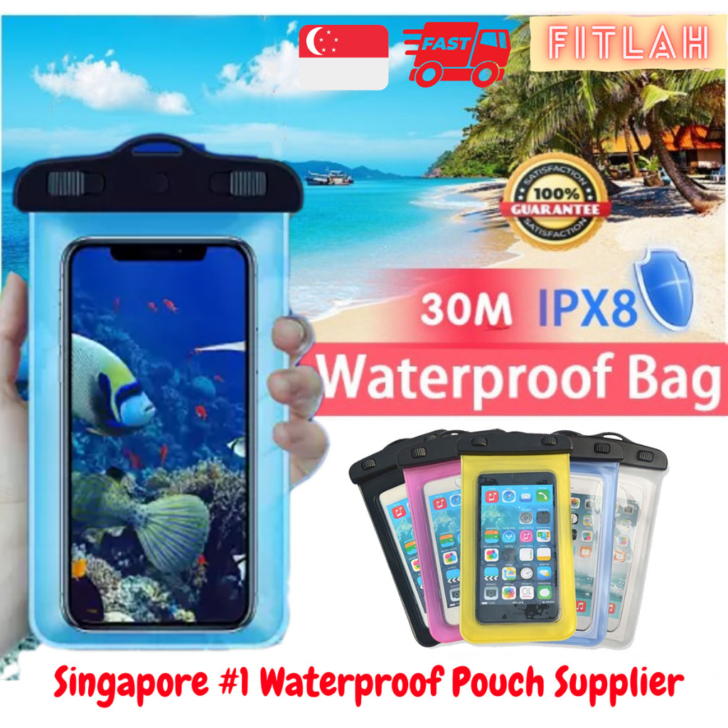 Premium Waterproof Phone Pouch Bag / Handphone Mobile IPX8 Certified ...