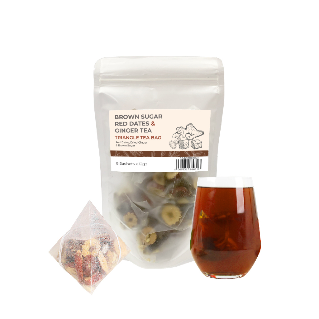 BEST Choice Brown Sugar & Red Date Ginger Tea Triangle Tea Bag | Shopee ...
