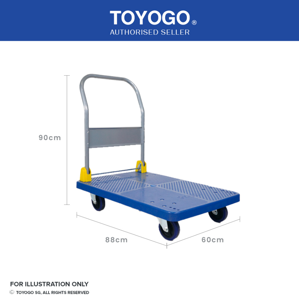 TOYOGO Heavy-Duty Delivery Trolley - up to 400KG Load Capacity (HFH3063 ...