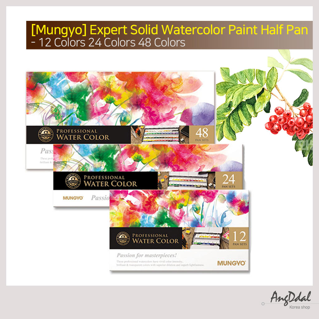 Mungyo Expert Monochromatic Watercolor Half Pan Expert Art Painting ...