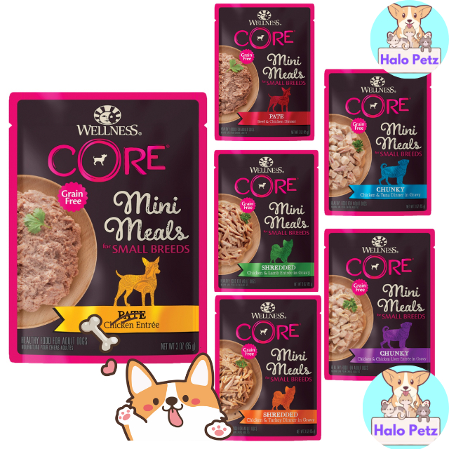 Wellness Core Small Breed Mini Meals Wet Dog Food 3oz | Shopee Singapore