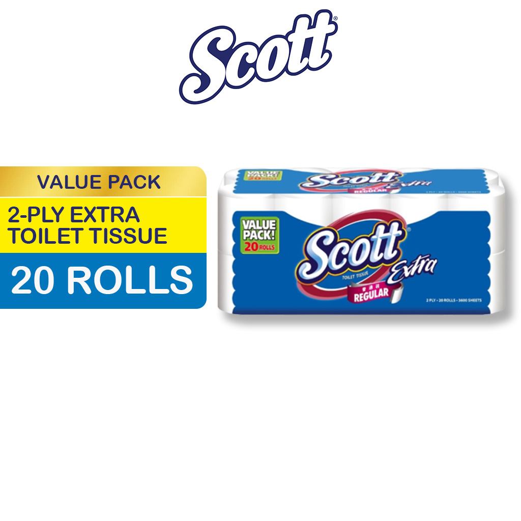Scott Extra Toilet Tissue 2-ply (20x180sheets) | Shopee Singapore