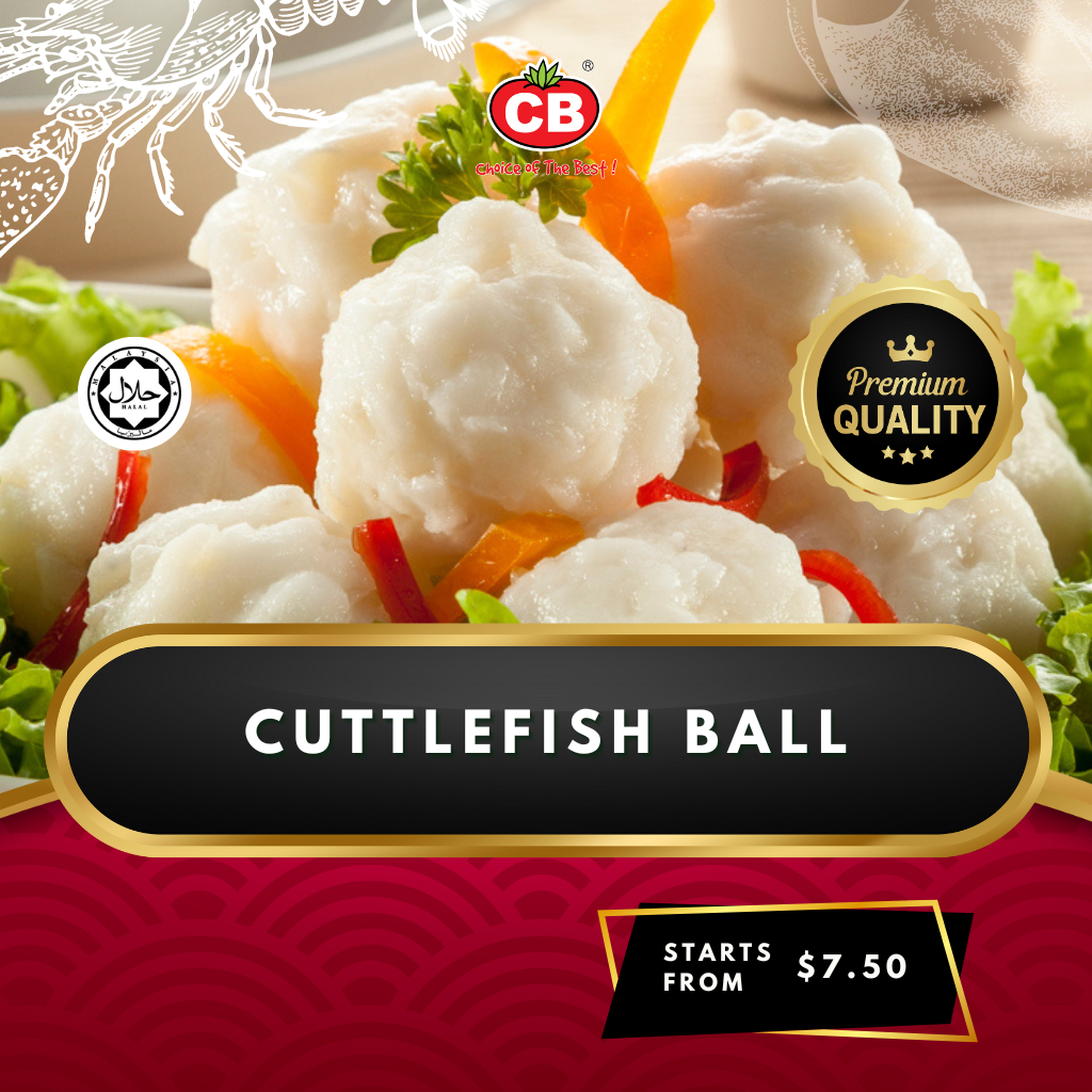[CB] Premium Cuttlefish Ball - 500g / 1kg / 2.5kg | Steamboat Delights ...