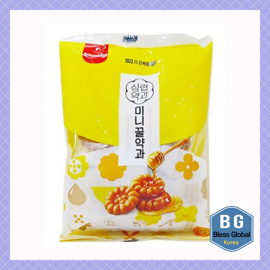 Korean Snack Samlip Mini Honey Yakgwa 140g (Korean Traditional Sweet ...