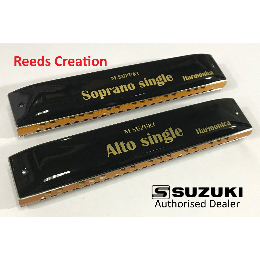 Suzuki Harmonica Alto Soprano Single. Made in Japan | Shopee Singapore