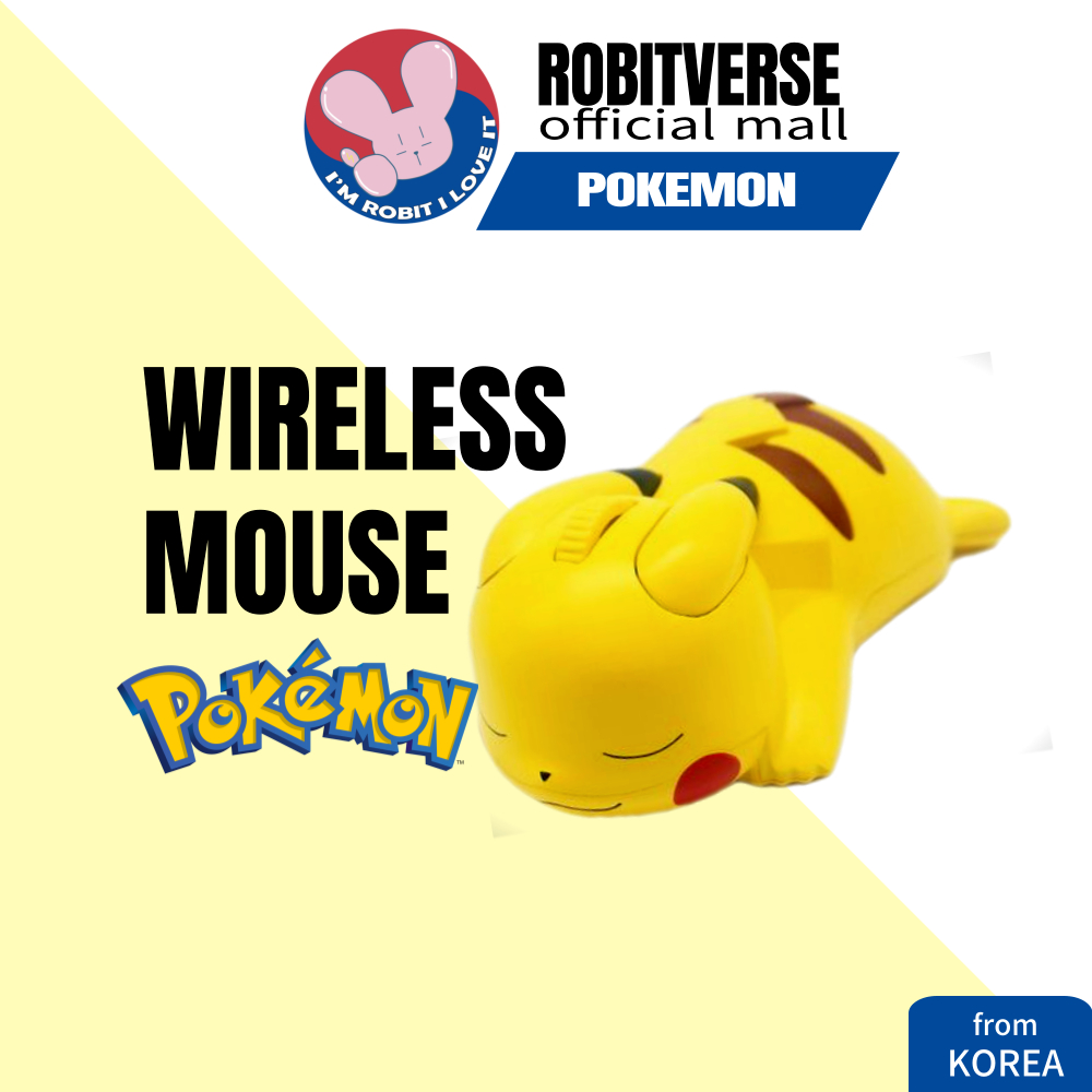 [POKEMON] Pikachu 3D Wireless Mouse pokemon / pokémon / pikachu ...