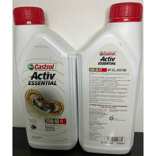 Activ Engine Oil Essential 4T 20W40 Mineral Motorcycle OIL(1L 1LITER ...