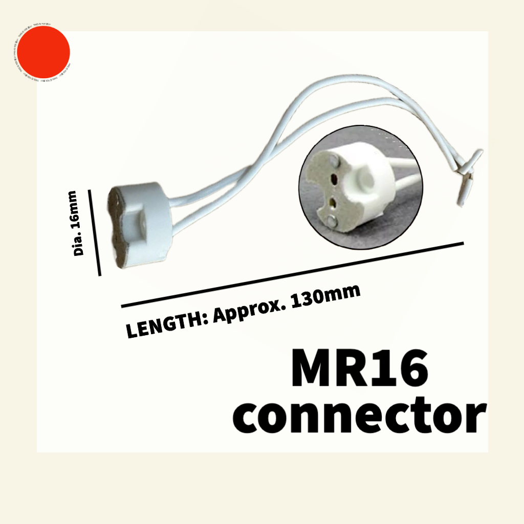 LED spot light bulb connector MR16AC12V GU10 | Shopee Singapore