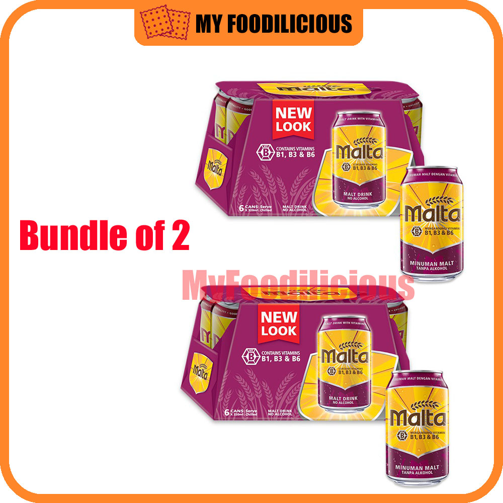 Malta Malt Can Drink 6 x 320ml | Shopee Singapore