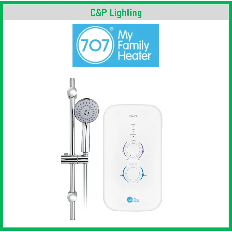707 Protek Electric Instant Shower Heater w/ Shower Head Set | Shopee ...