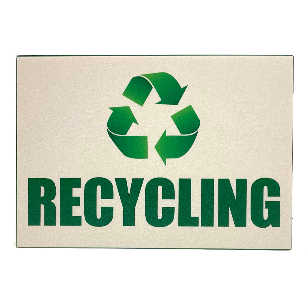 RECYCLING SIGNAGE ( 205mm x 145mm ) | Shopee Singapore