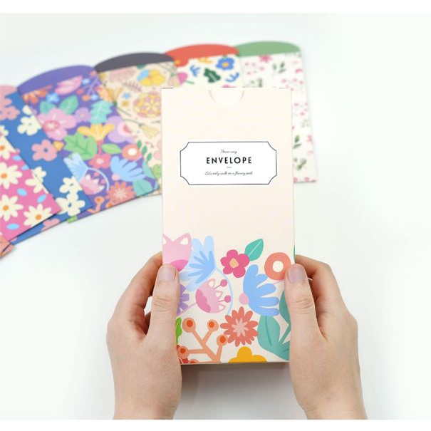 [Made in Korea] 96 pcs Vintage Envelope Set Korean Envelope | Shopee ...