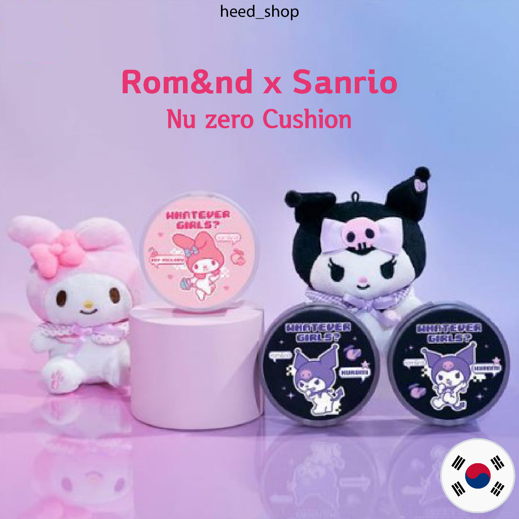 [Rom&nd x Sanrio] Nu Zero Cushion Limited Edition / Free Gift | Shopee ...