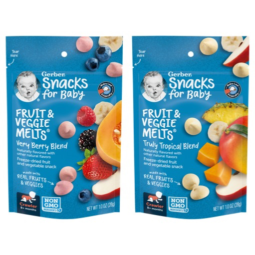 Gerber Fruit & Veggie Melts (8 months+) | Shopee Singapore