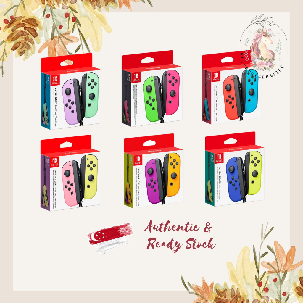 [SG] Nintendo Switch JoyCon Controllers | Shopee Singapore
