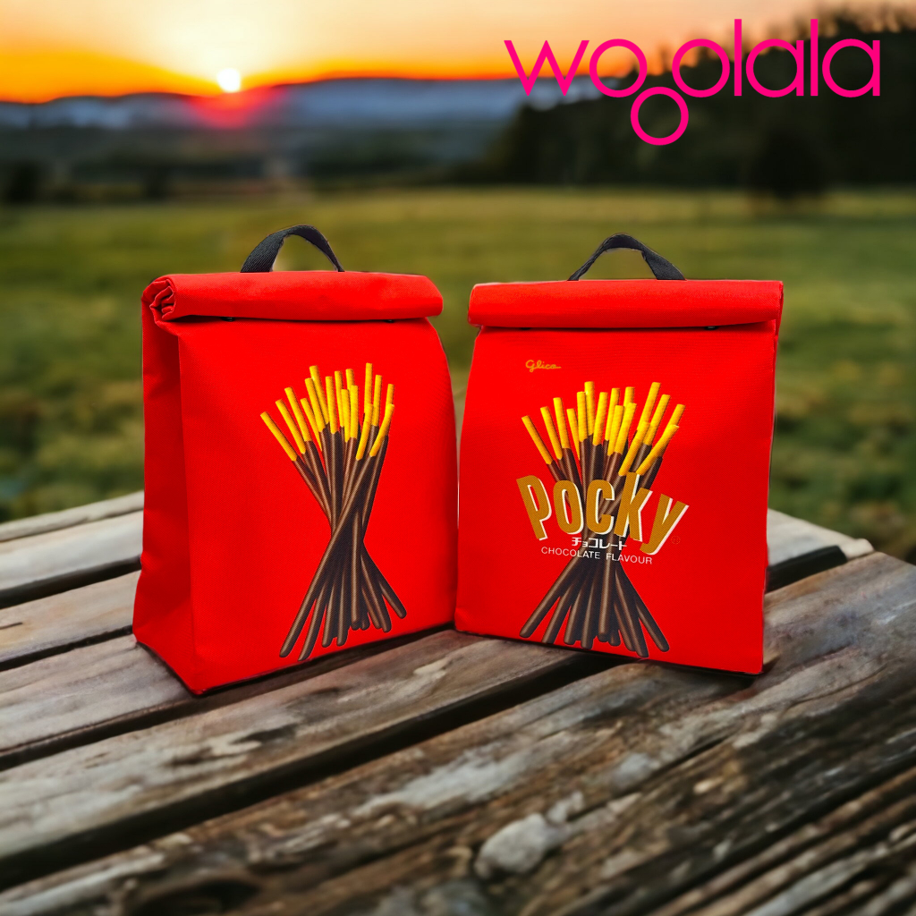 Quirky Pocky Chocolate Backpack and Sling Crossbody Bag for Man , Woman ...