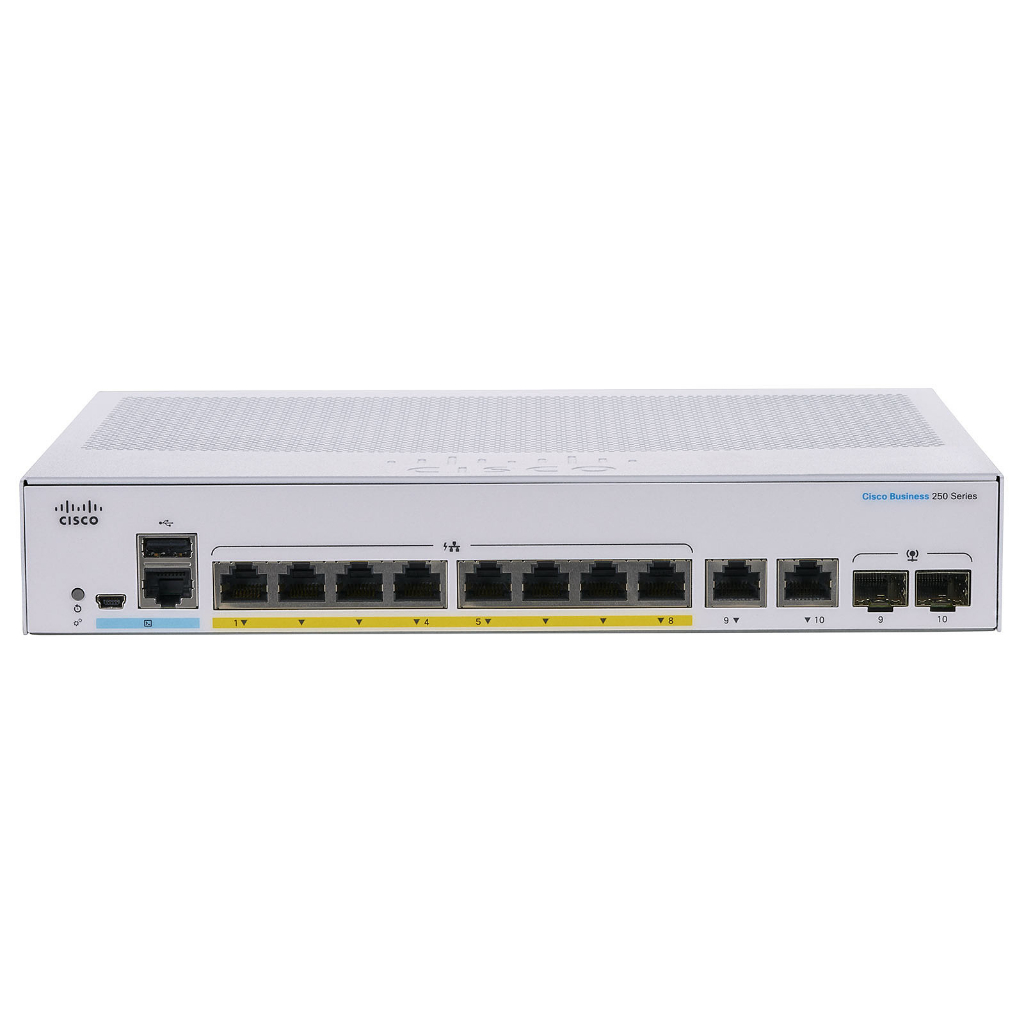 Cisco 8-port Gigabit CBS250-8T-2G. | Shopee Singapore