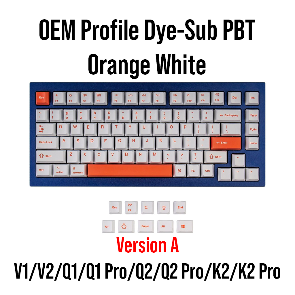 Keychron Keycaps K/V/Q PBT OEM XDA OSA Cherry K2/K4/K6/K8/K10/K12/Q1/Q2 ...