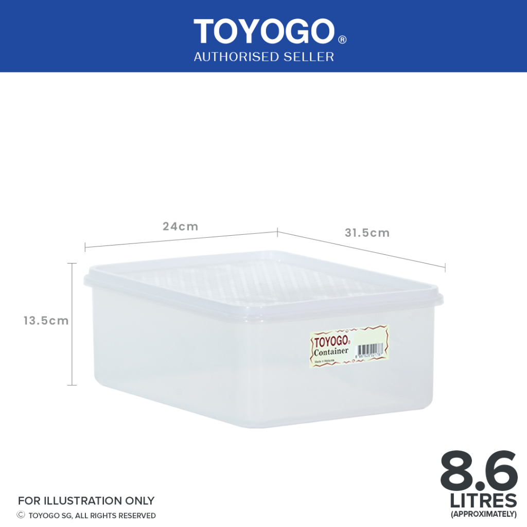 Toyogo 2180 2181 Rectangular Box | Shopee Singapore