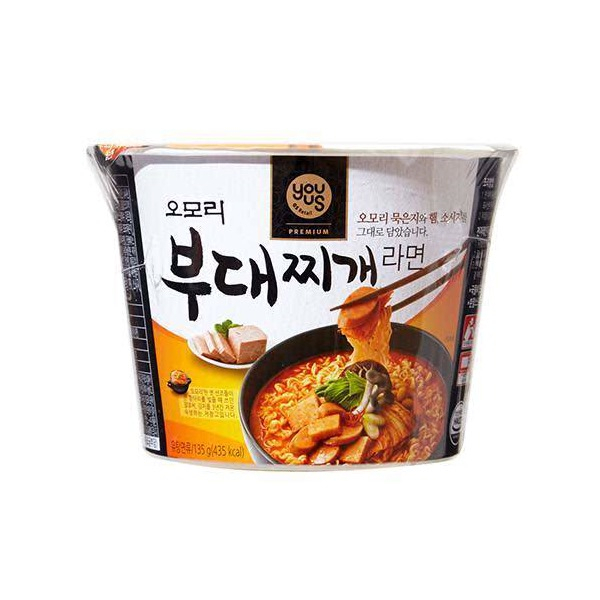[GS25 Youus] Omori Budae Jjigae Ramen Cup 135g 오모리 부대찌개 컵135g | Shopee ...