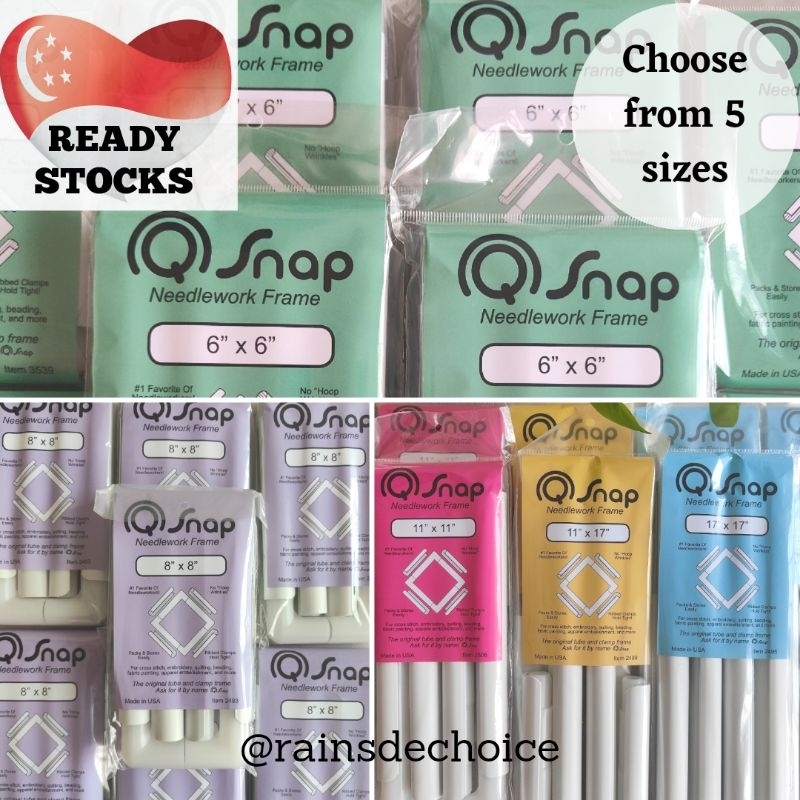 QSnap PVC Frame for Quilting, Cross Stitch, Embroidery (Per QSnap Frame) | Shopee Singapore