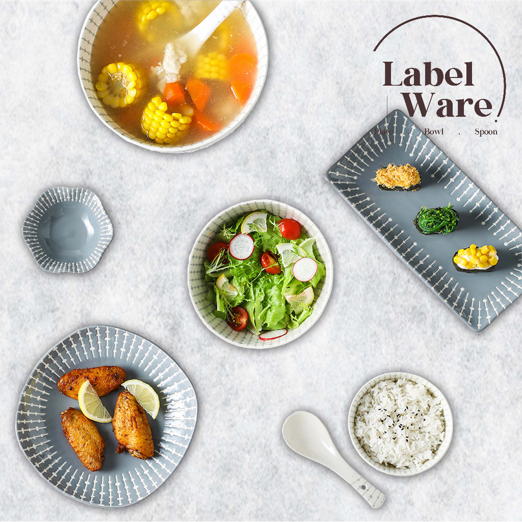 Label Ware | Raindrop BlueWhite Collection - Full Dining Set | Shopee ...
