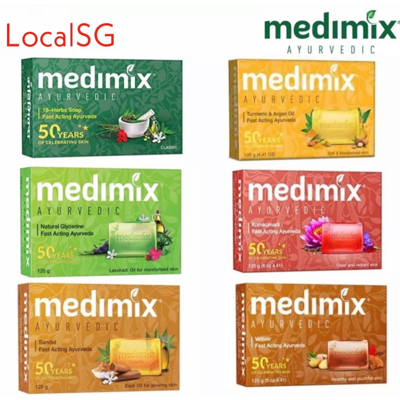 [SG SALE] Medimix Ayurvedic Soap 125g | Good For All Skin Types Nature ...