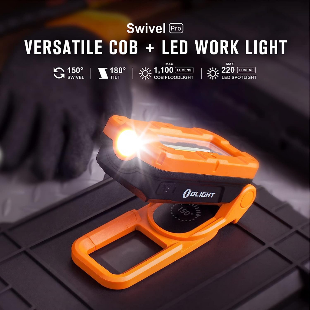 Olight Swivel Pro Rotatable & Foldable Work Light | Shopee Singapore