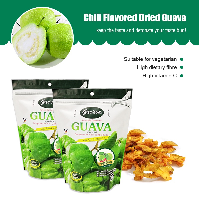 Gars Dried Guava (Spicy) / Pomelo Cube and Products Gar'sva | Shopee ...