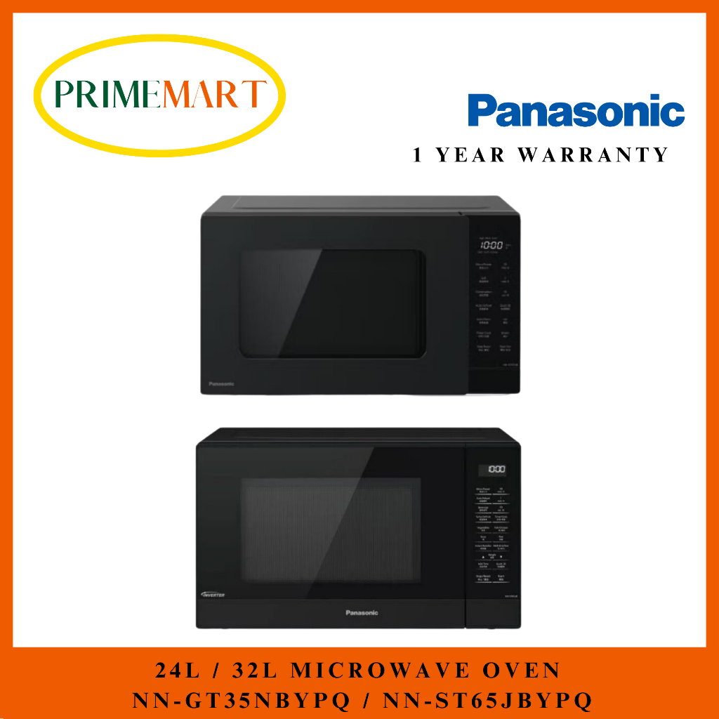 PANASONIC NN-GT35NBYPQ 24L / NN-ST65JBYPQ 32L MULTIFUNCTION MICROWAVE OVEN - 1 YEAR WARRANTY ...